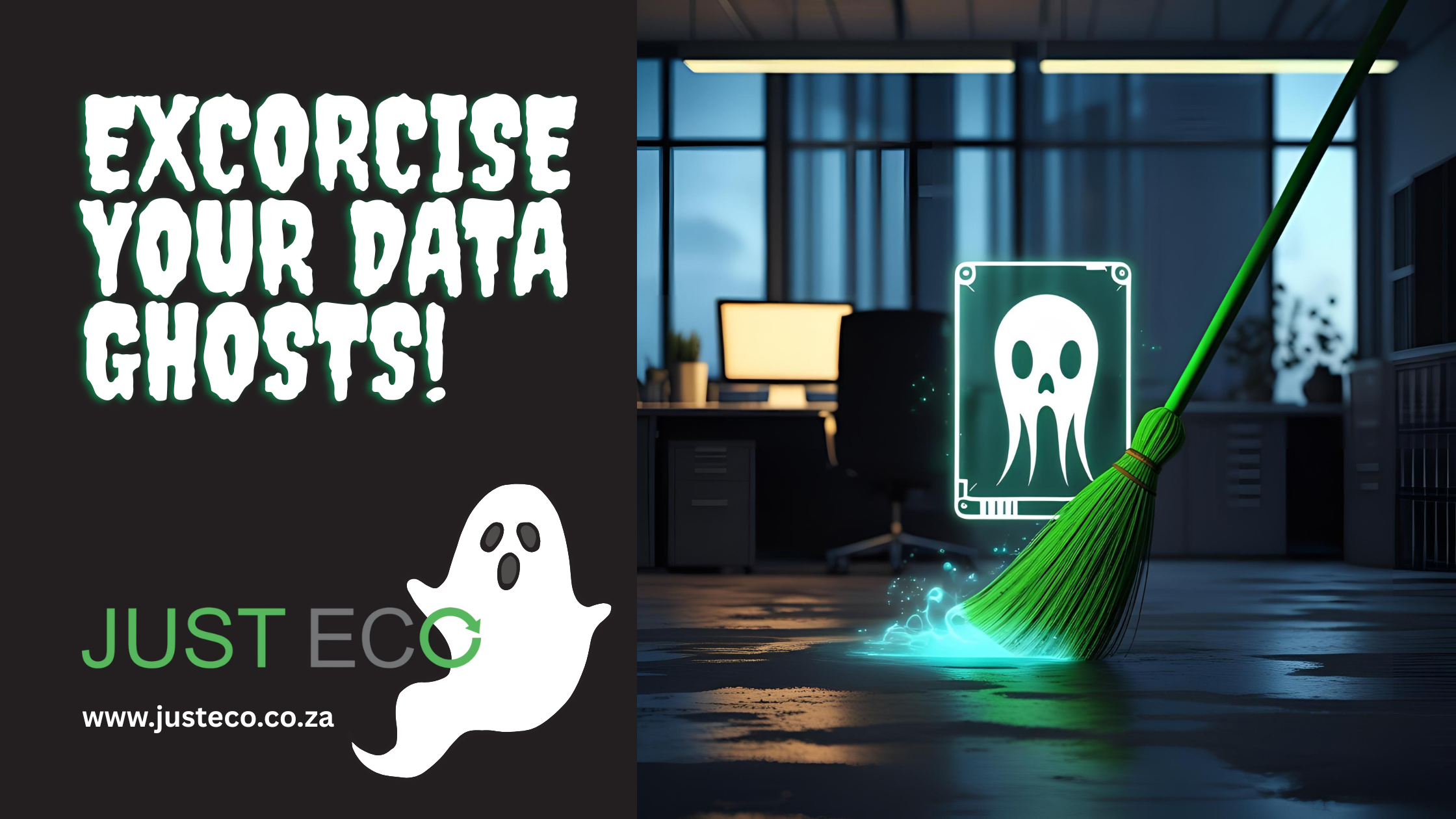 Is Your Office Haunted by Data Ghosts? JUST ECO Can Exorcise Them ...